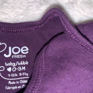 Joe Fresh | One Pieces | 3 For Joe Fresh Purple Bodysuit 03 Months Baby ...